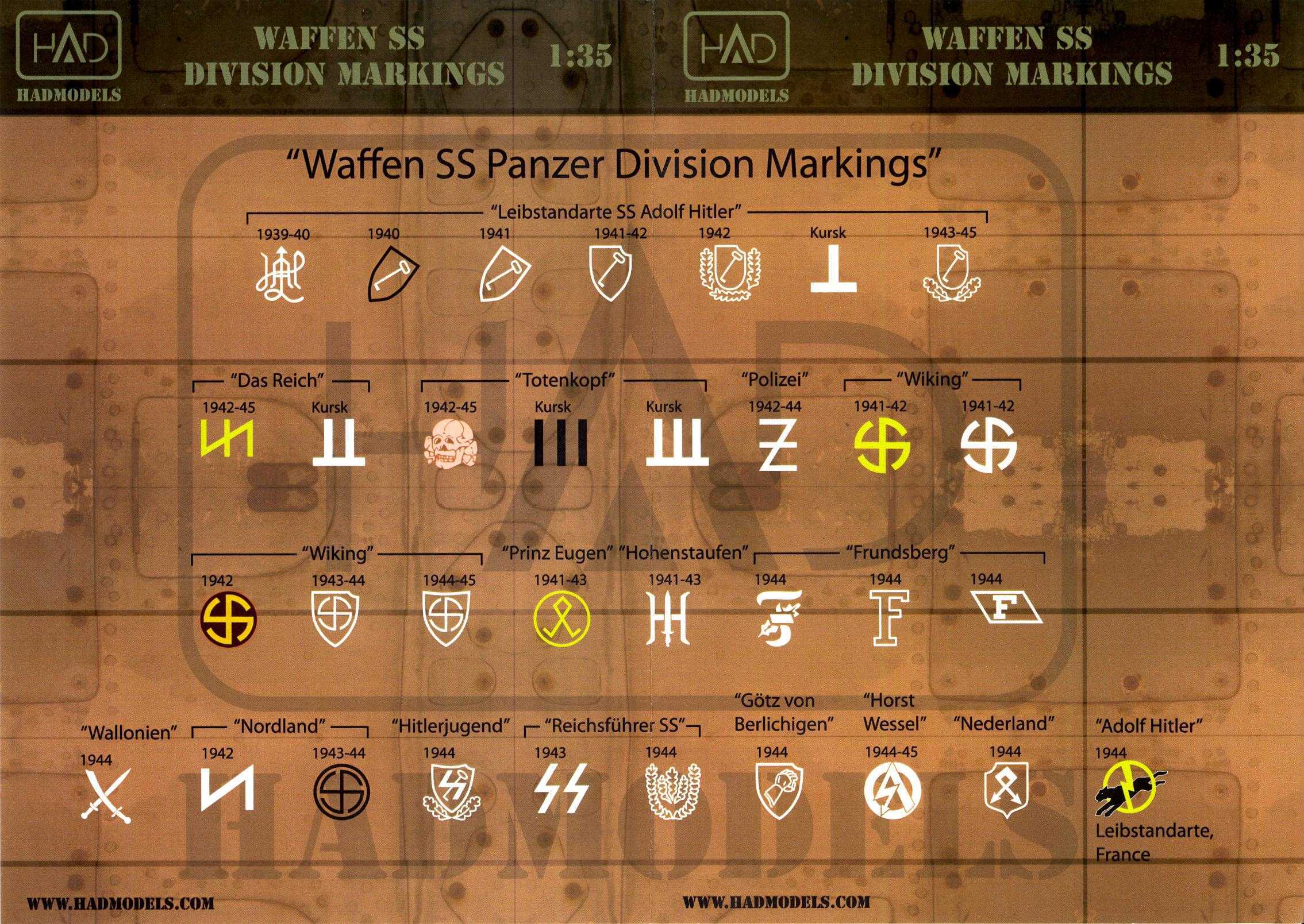 Hungarian Aero Decals 1 35 GERMAN WAFFEN SS DIVISION MARKINGS EBay Hungarian Aero Decals 1 35 GERMAN WAFFEN SS DIVISION MARKINGS EBay